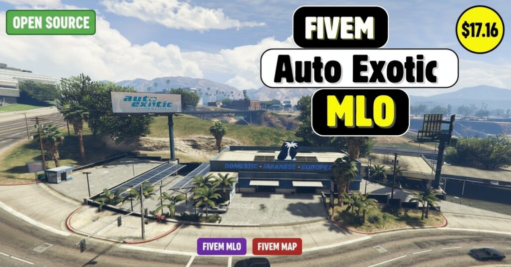 Fivem Auto Exotic MLO | Best Open Source Luxury Car Dealership & Exotic ...