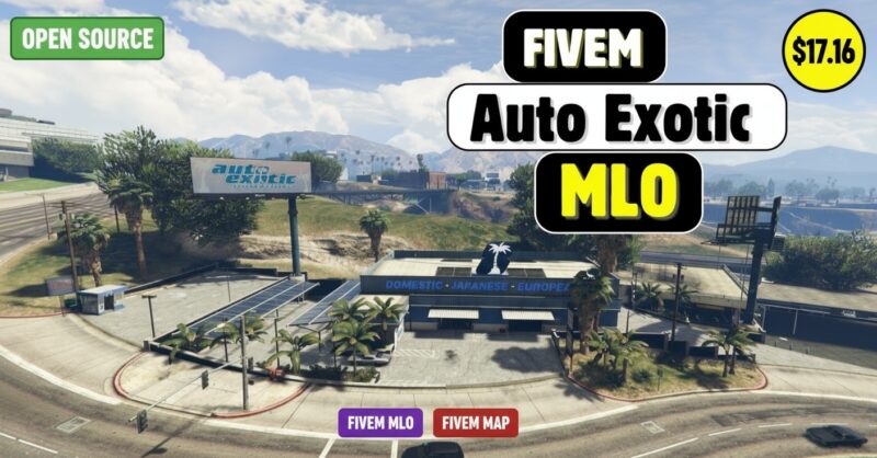 Fivem Auto Exotic MLO | Best Open Source Luxury Car Dealership & Exotic ...
