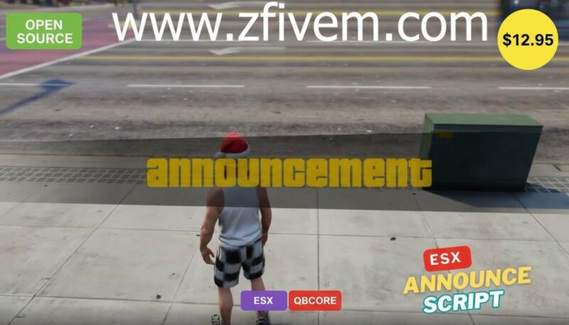 ESX Announce Script | Best Open Source Announcement & Notification System Script