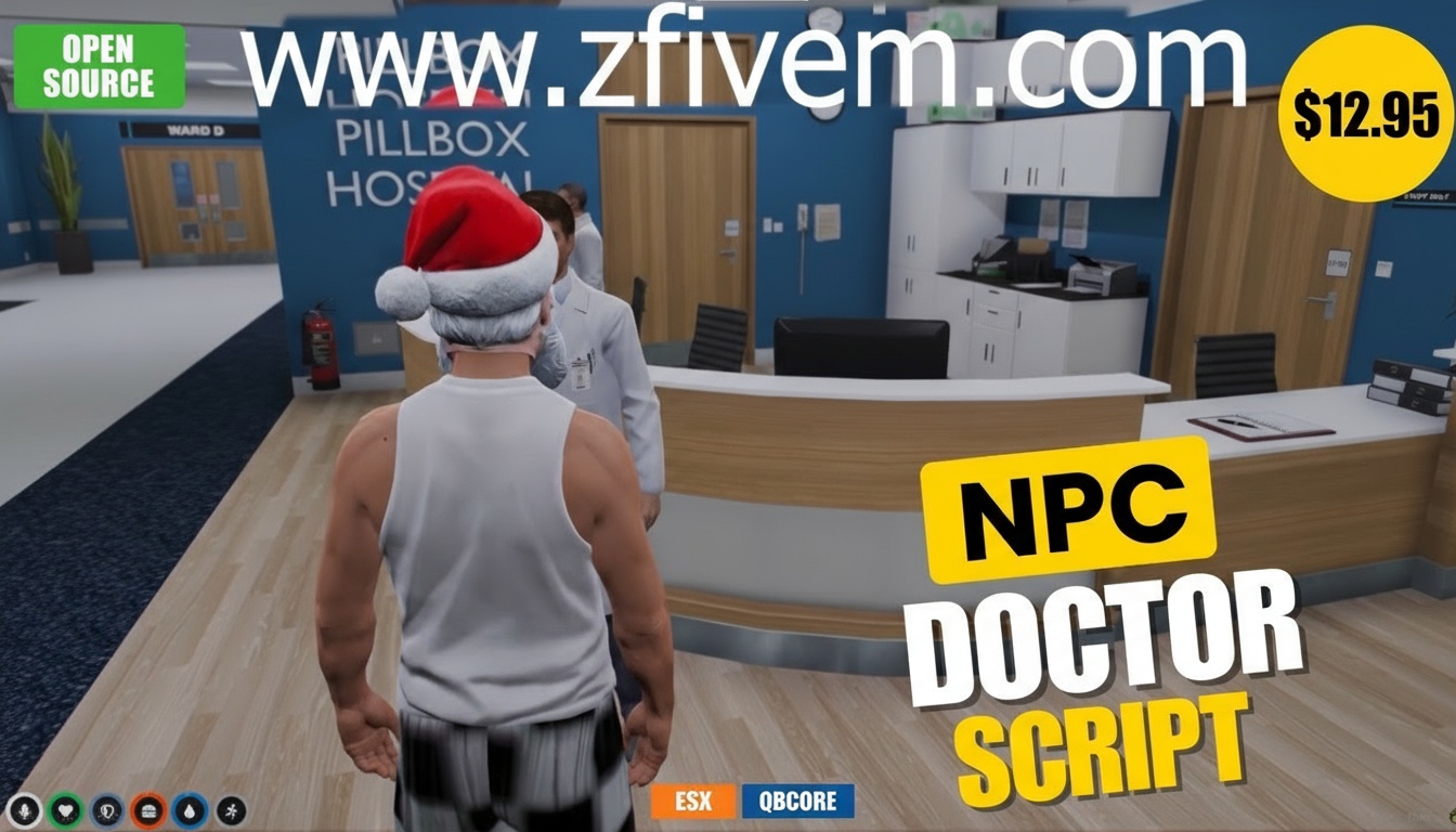 NPC Doctor Script FiveM | Best Medical Roleplay System